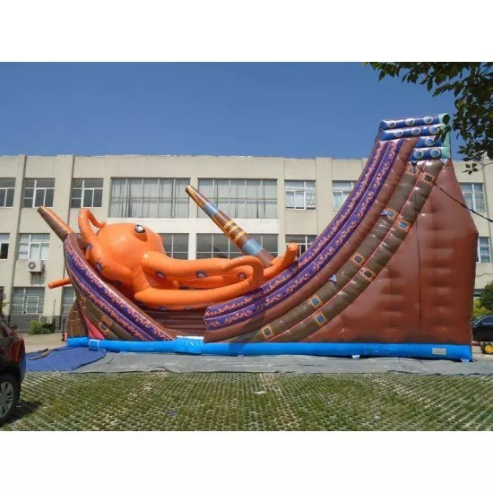 Kraken Inflatable Pirate Ship Slide, Kraken Inflatable Pirate Ship ...